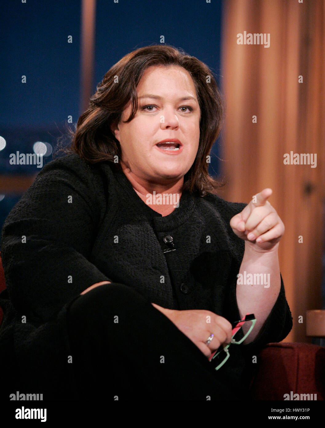 Rosie O'Donnell during a segment of 'The Late Late Show with Craig ...