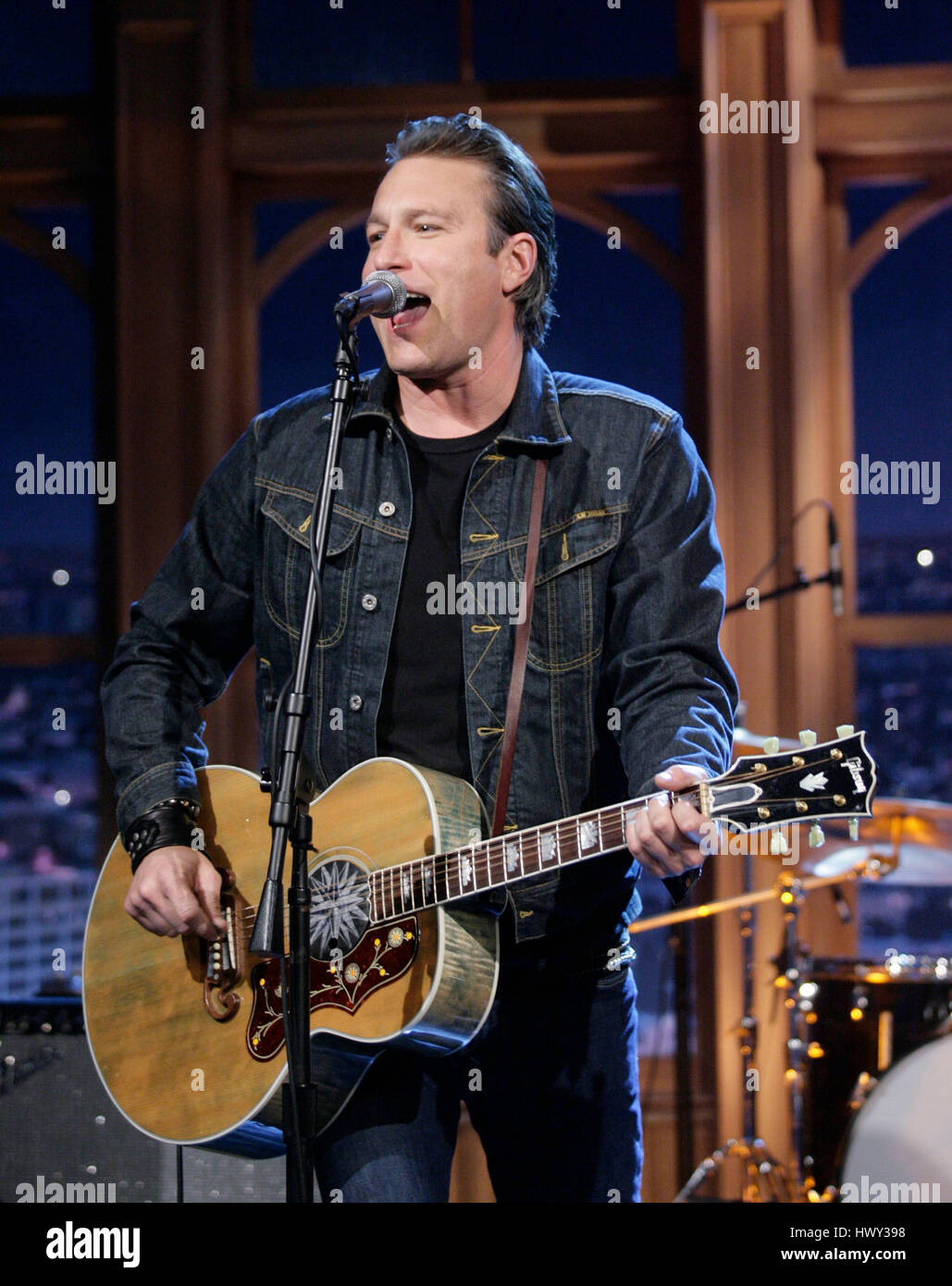 John Corbett and his band perform during a segment of 'The Late Late ...