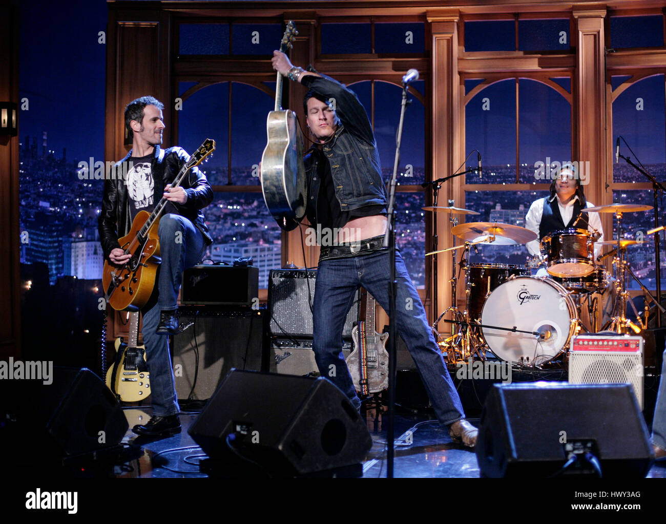 John Corbett and his band perform during a segment of 'The Late Late ...