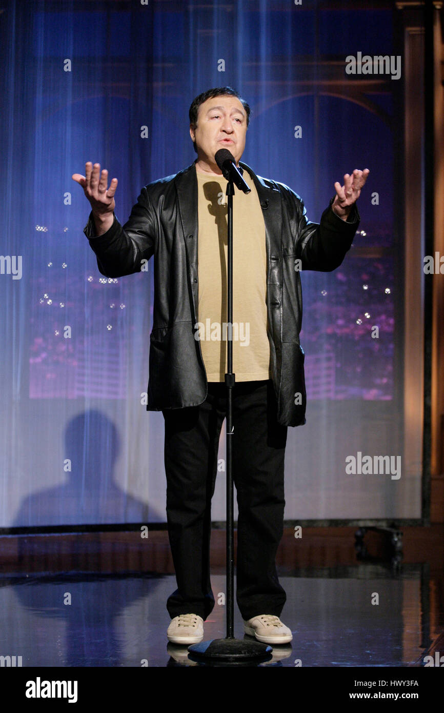 Comic Dom Irrera during a segment of 'The Late Late Show with Craig ...