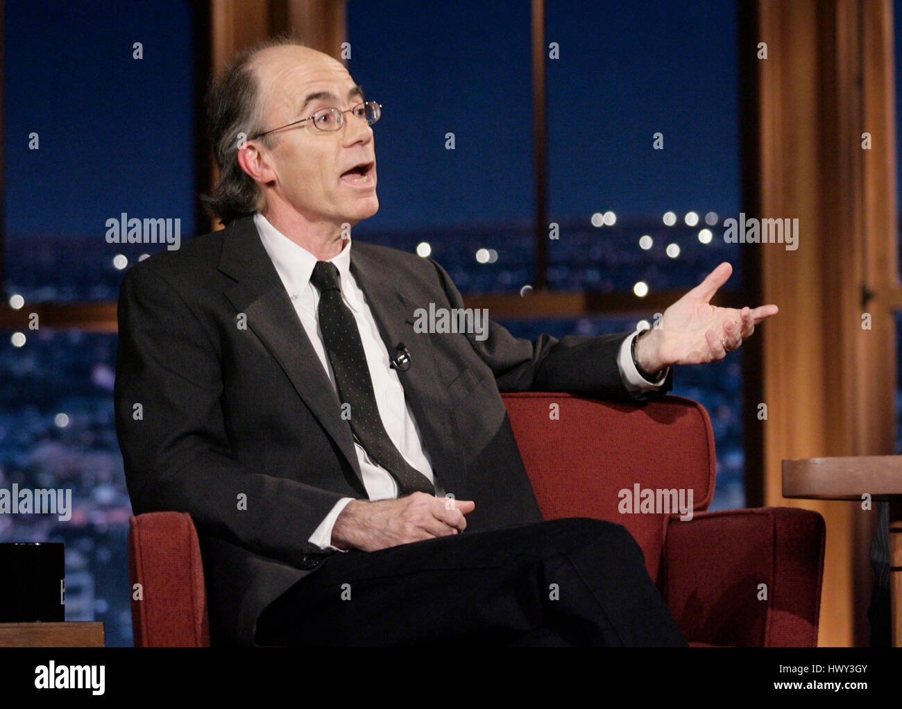 Writer Ken Tucker during a segment of 'The Late Late Show with Craig ...