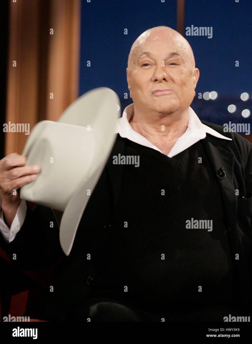 Actor Tony Curtis during a segment of 'The Late Late Show with Craig ...