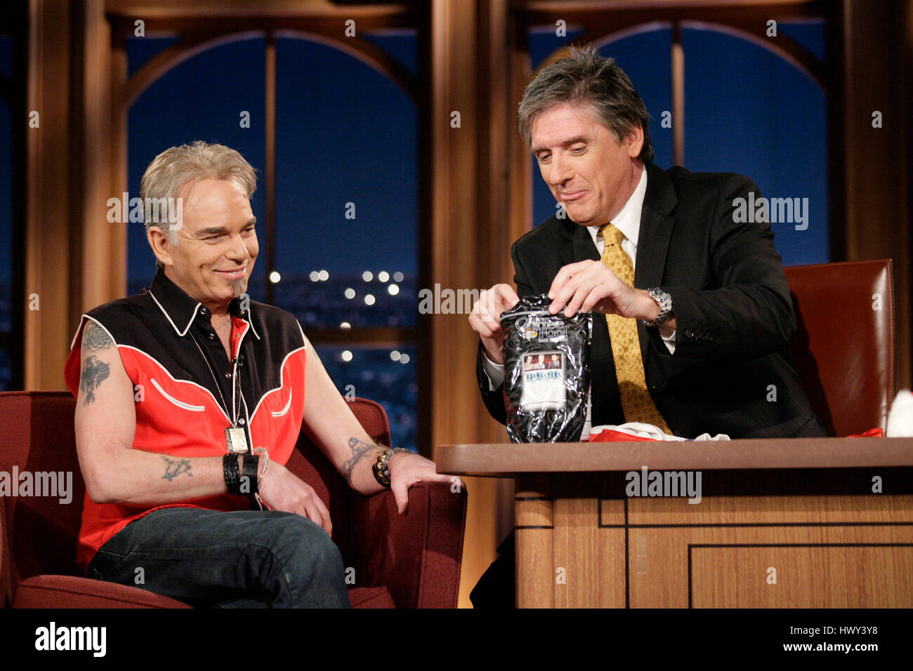 Actor and musician Billy Bob Thornton, left, chats with host Craig ...