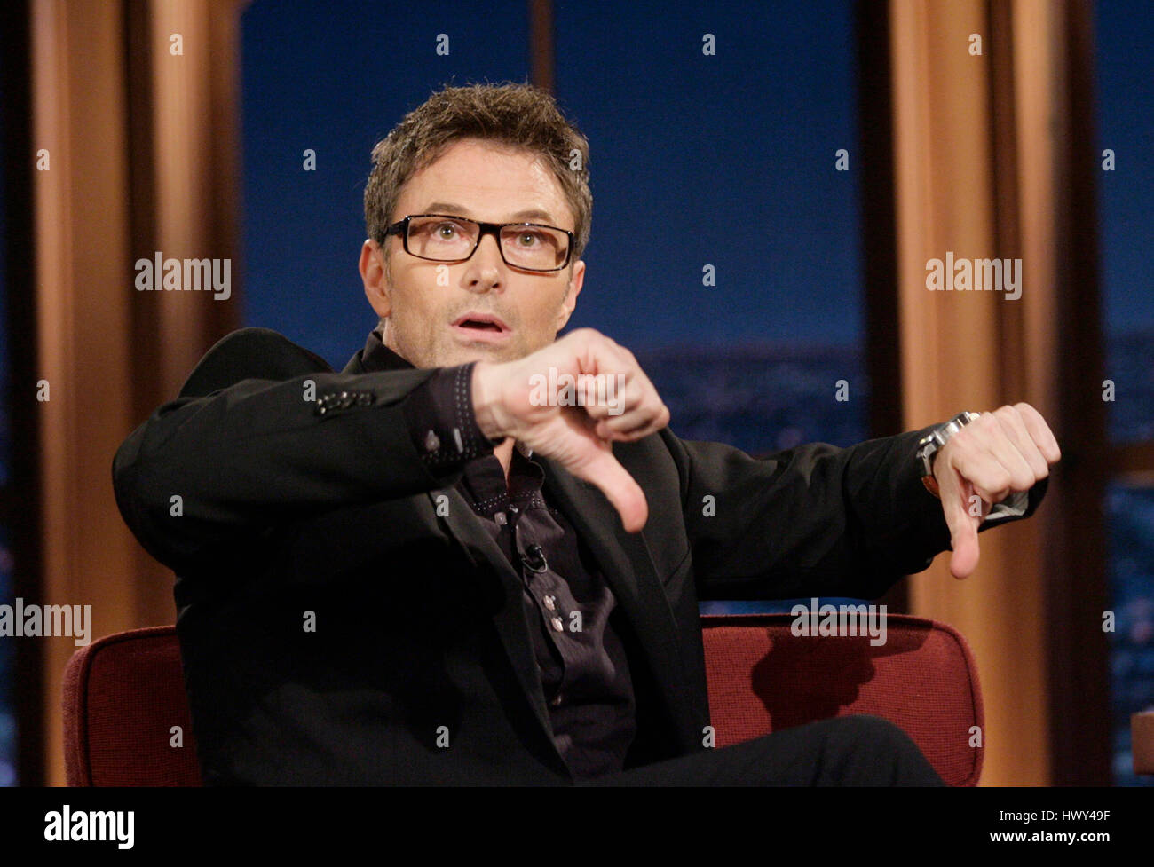 Actor Tim Daly during a segment of 'The Late Late Show with Craig ...