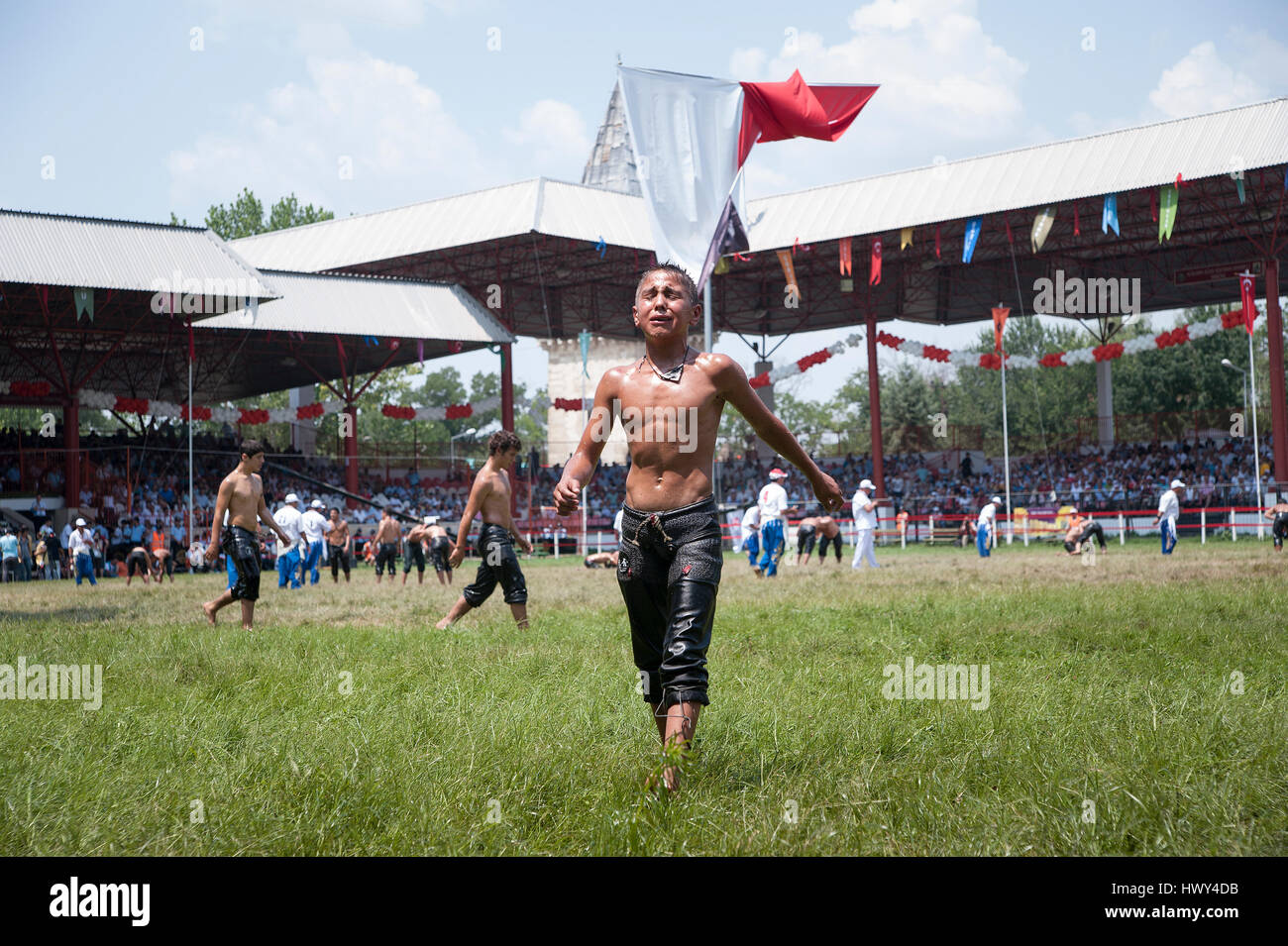 TURKEY, EDIRNE: Historical "Kirkpinar Oil Wrestling" is the world's ...