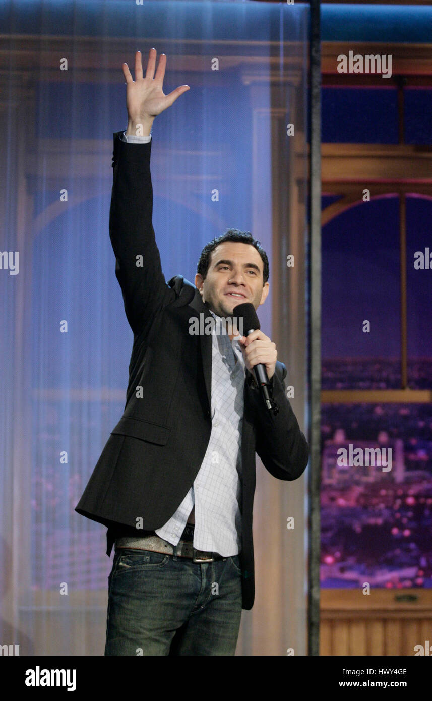 Comic Aaron Karo during a segment of 'The Late Late Show with Craig ...