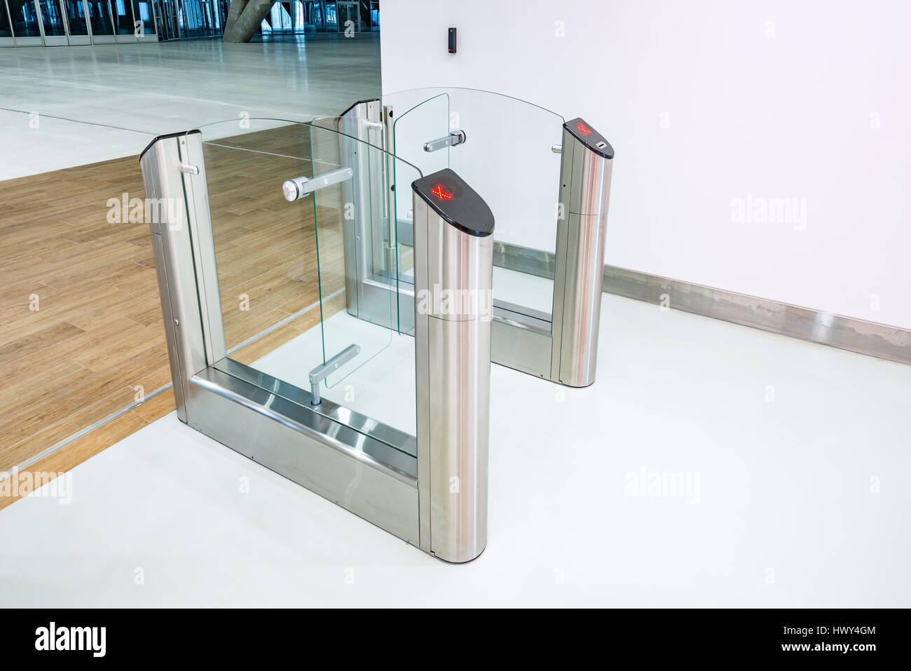 Glass turnstile hi-res stock photography and images - Alamy
