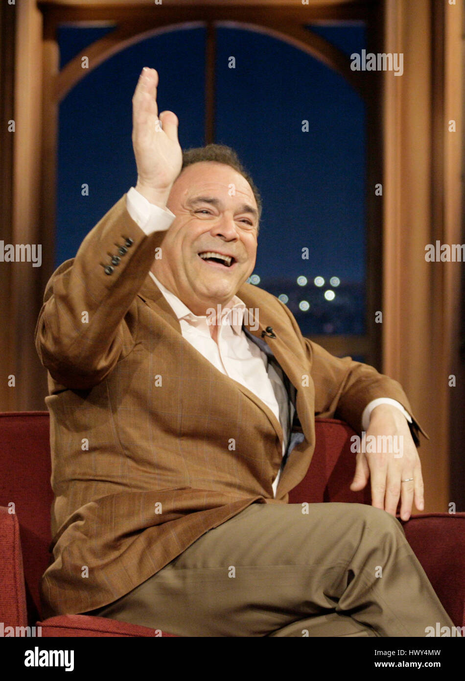 Author Stanley Bing, aka Gil Schwartz during a segment of 'The Late ...