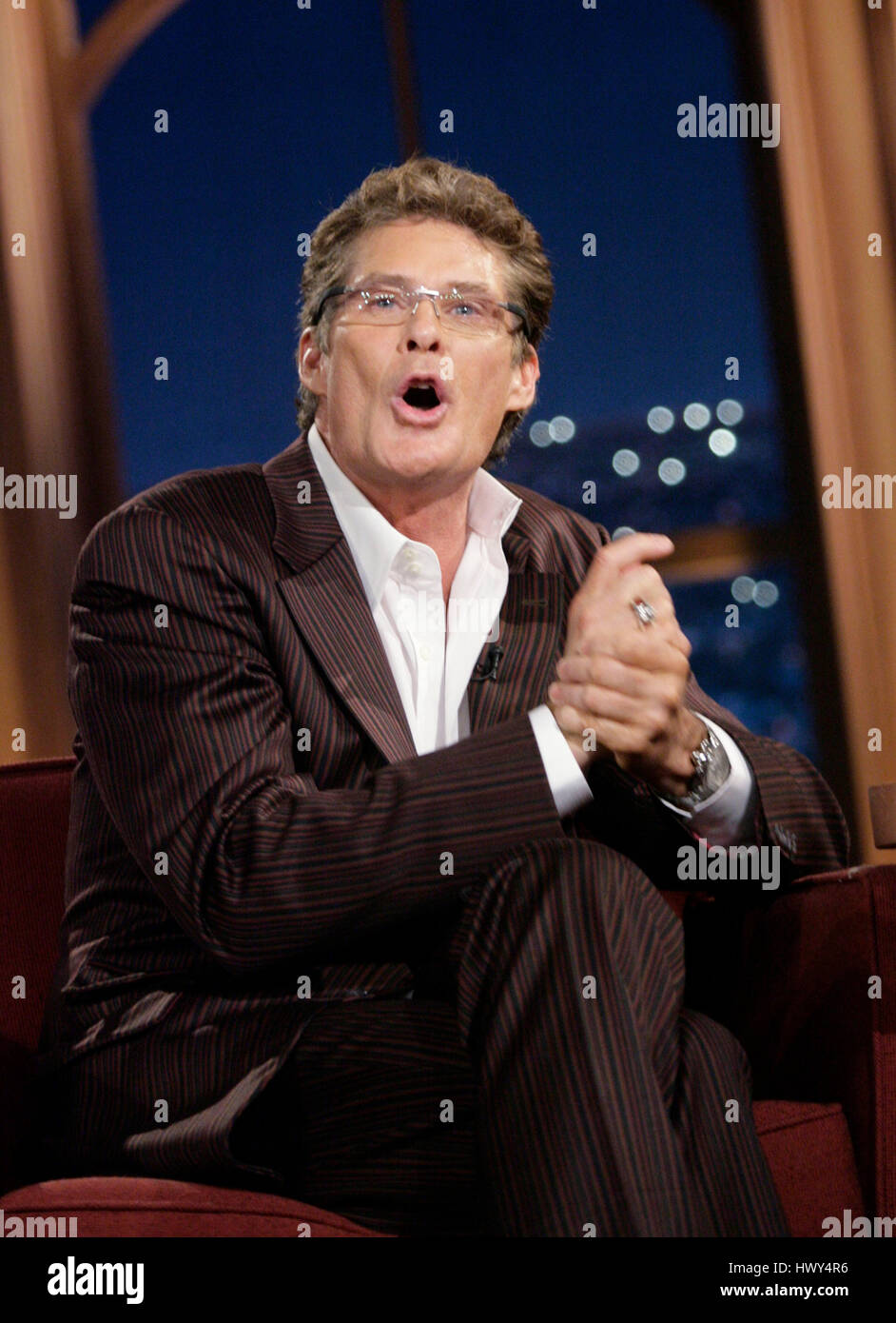 Celeb david hasselhoff hi-res stock photography and images - Alamy