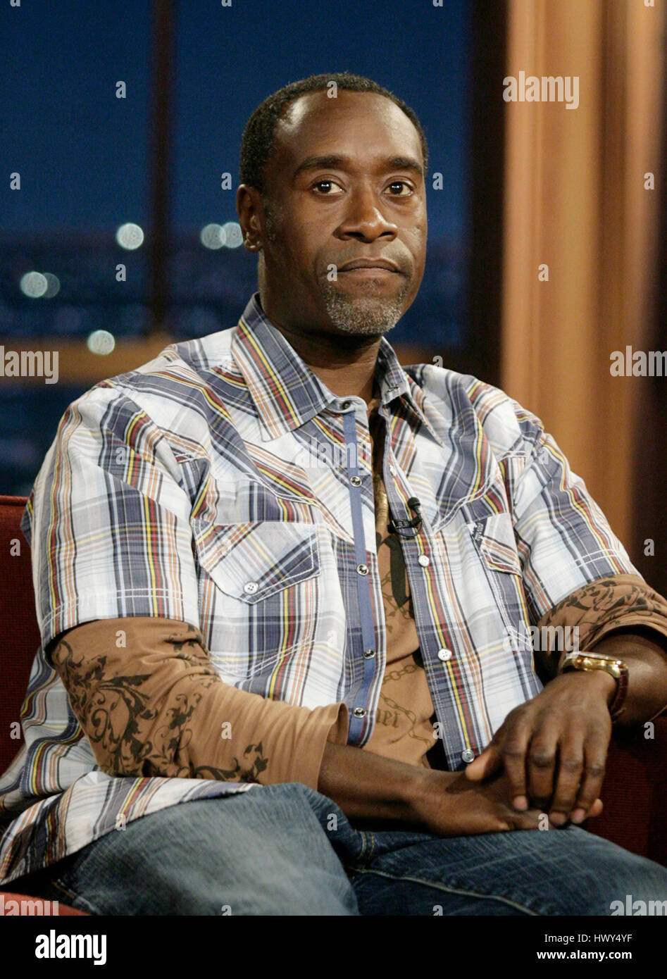 Don cheadle during hi-res stock photography and images - Alamy