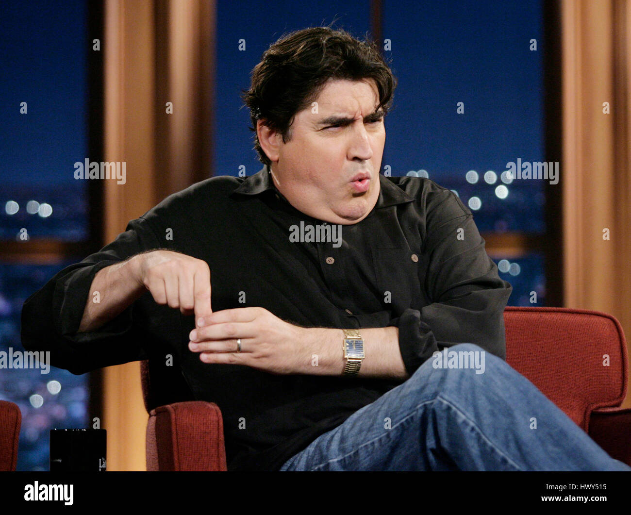 Actor Alfred Molina during a segment of 'The Late Late Show with Craig ...