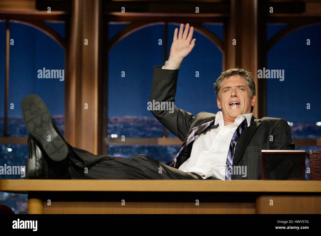Host Craig Ferguson during a segment of 'The Late Late Show with Craig ...