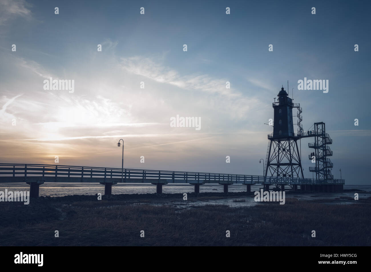 Dorum-Neufeld, Germany - March 11, 2017: Visitors walking along the ...