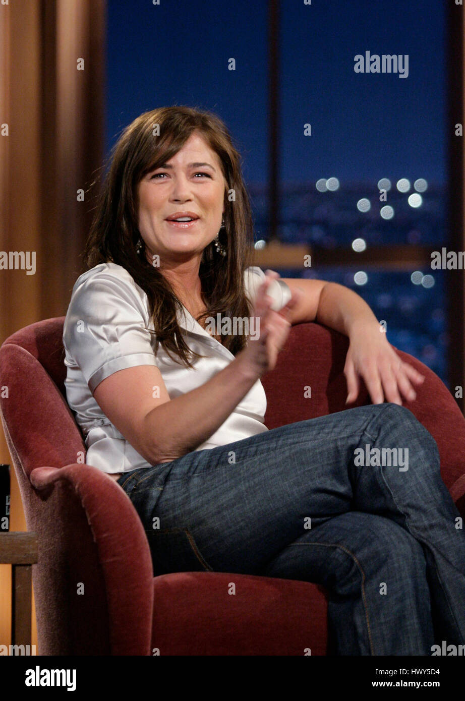 Actress maura tierney during segment hi-res stock photography and ...
