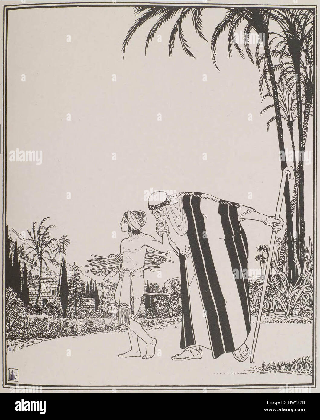 'Abraham and Isaac' is a biblical scene depicting the moment when ...