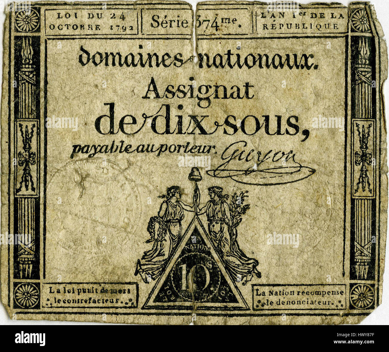 10 sous hi-res stock photography and images - Alamy