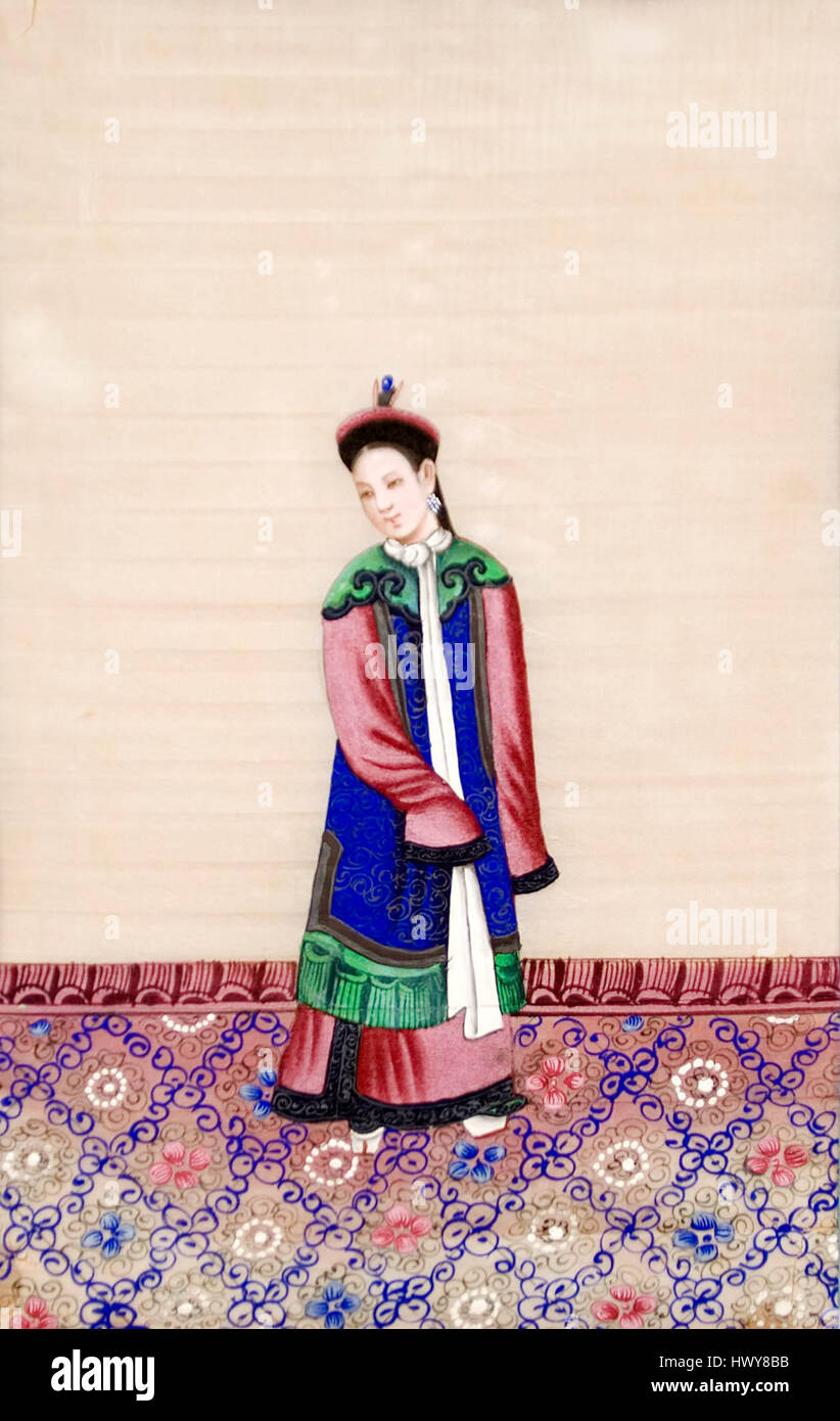 The title 'Dona xinesa' refers to a Chinese woman depicted in an ...