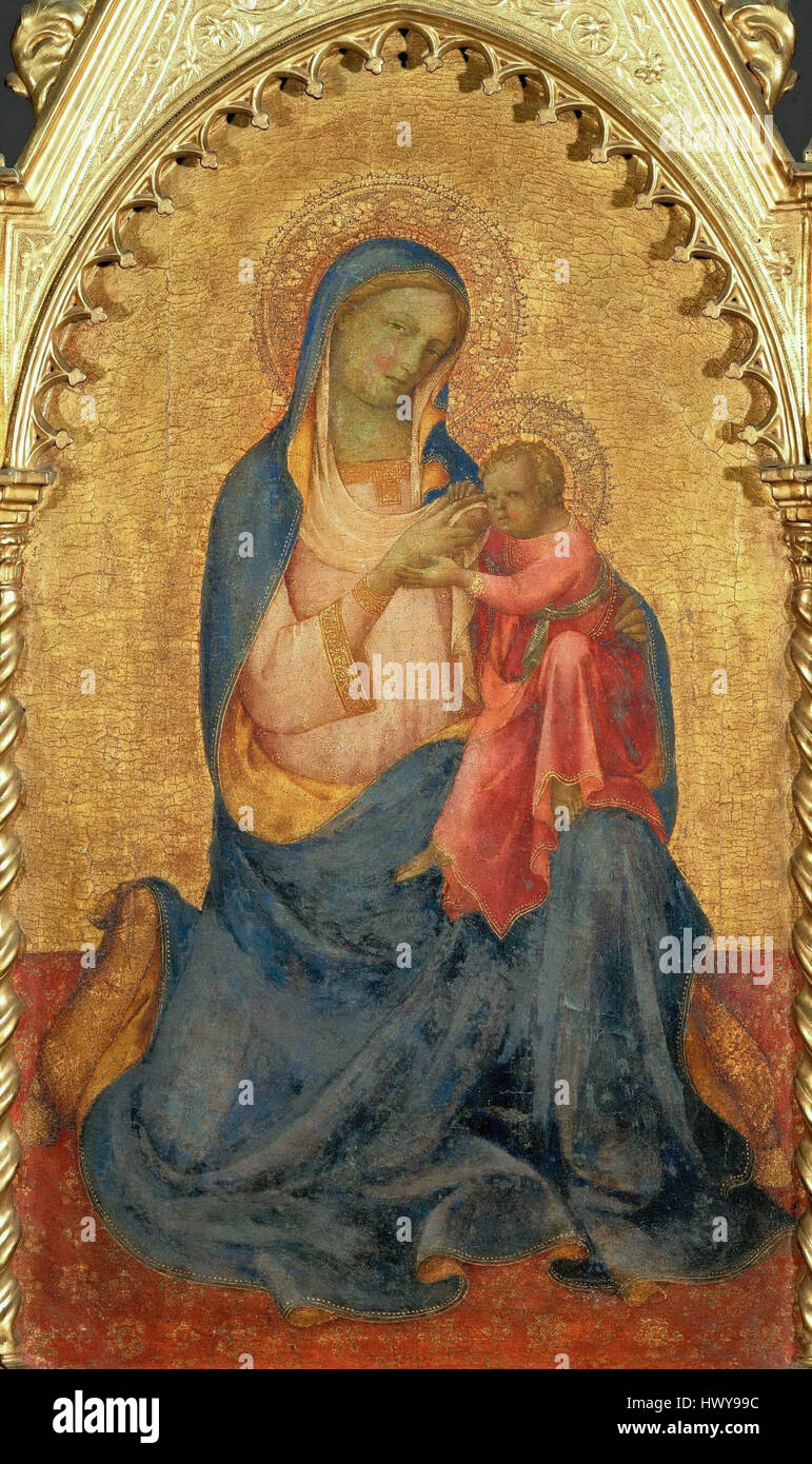 Lorenzo Monaco’s 'The Madonna of Humility' (1415) portrays the Virgin ...