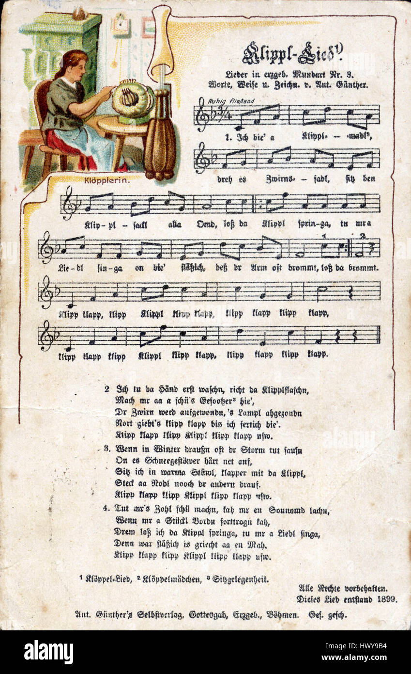 '02 Klippl Lied' from 1920 is a German work, likely a musical or ...