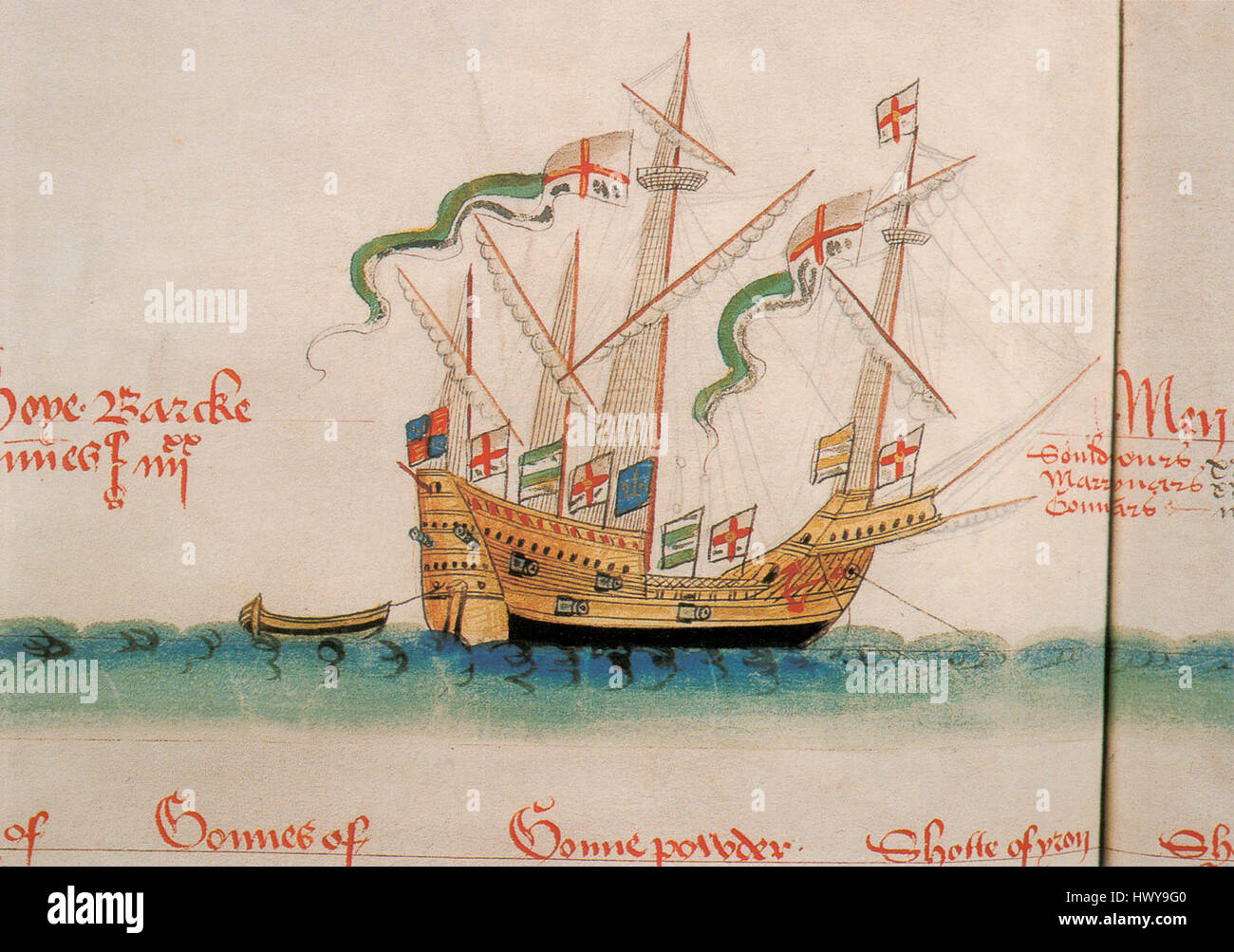 The *Anthony Roll* was a historical document that detailed the Tudor ...