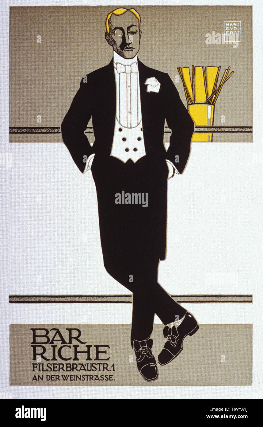 Bar Riche Hans Rudi Erdt Stock Photo - Alamy