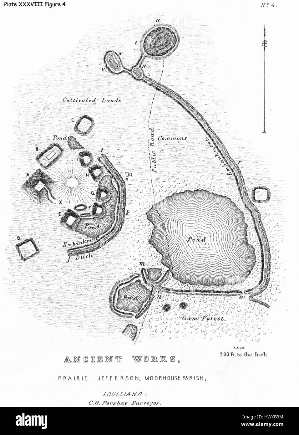 The *Ancient Works* by Squier and Davis features Plate XXXVIII, Figure ...