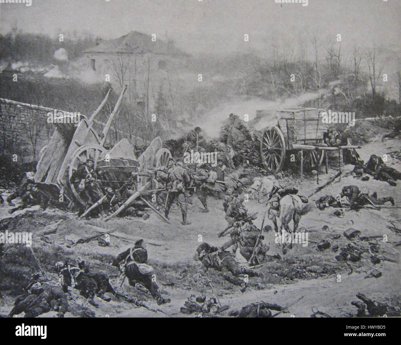 The Battle of Champigny was fought during the Franco-Prussian War in ...