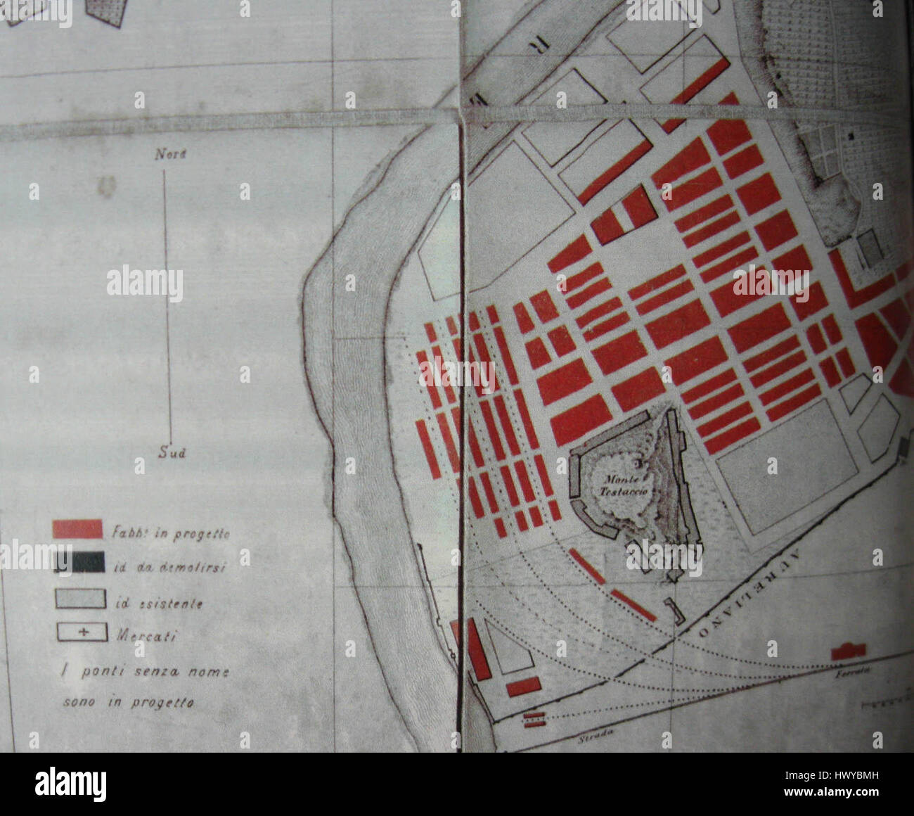 The 1873 Rom Bebauungsplan is a historical urban development plan for ...