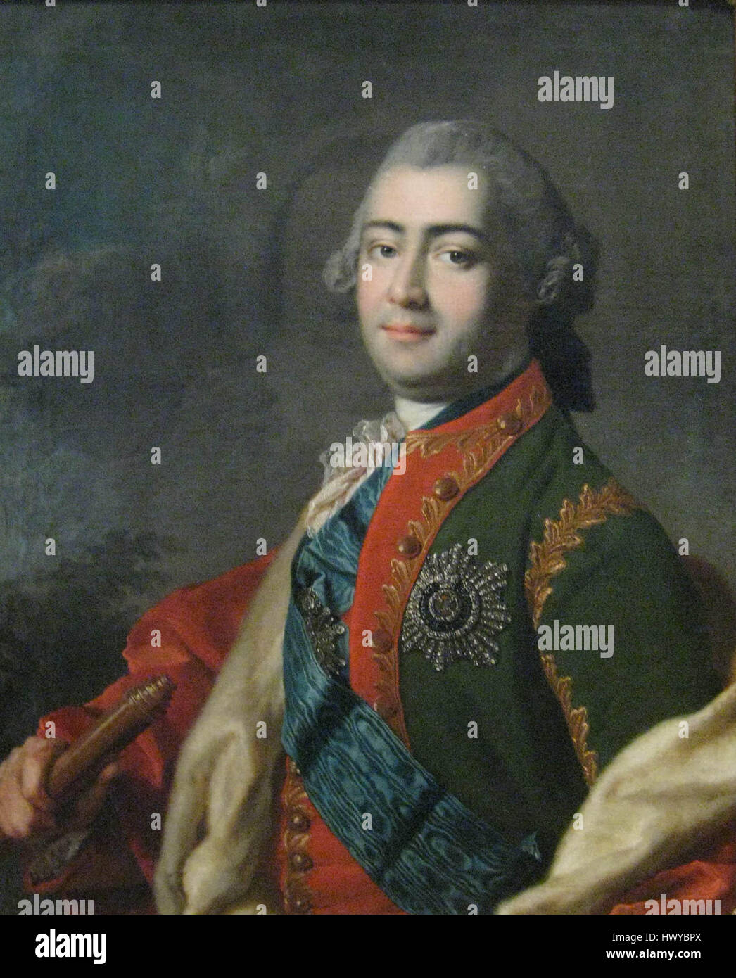 A.G.Razumovsky by anonymous (1770s, GIM Stock Photo - Alamy