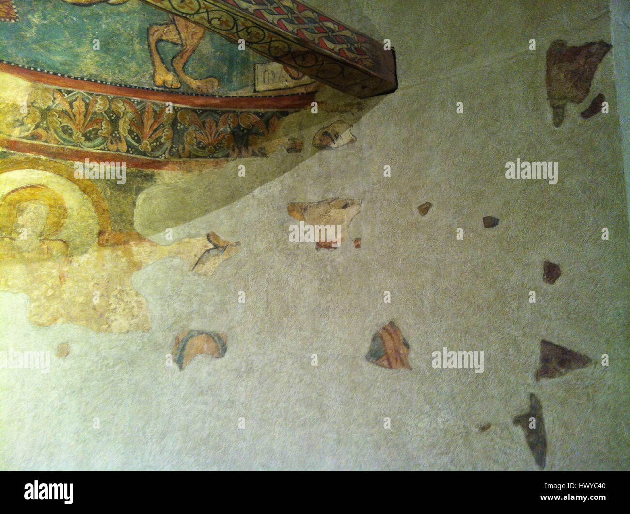 The apse and beam of the Toses church are significant examples of ...