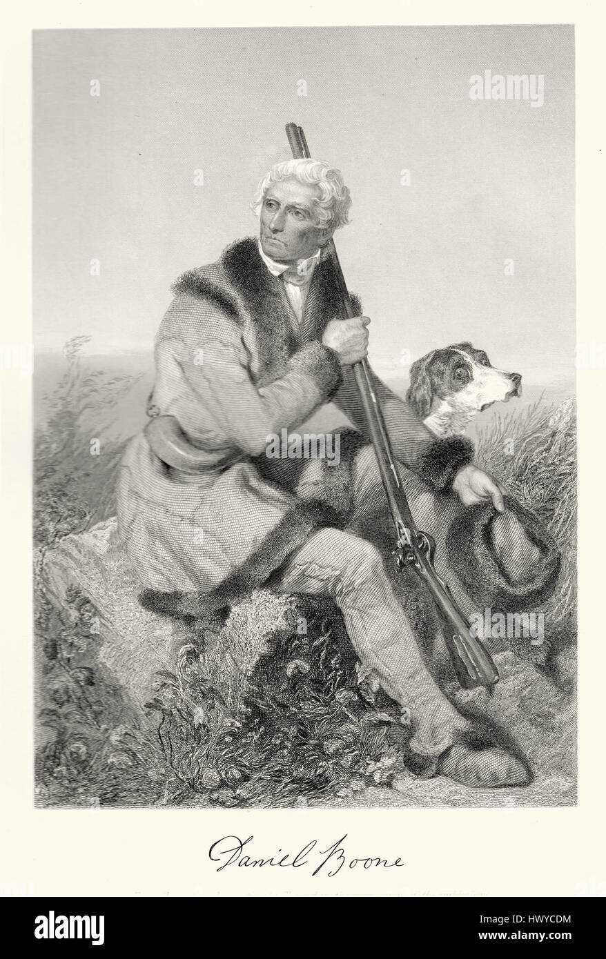 'Boone' by Chappel is an American painting that portrays the ...