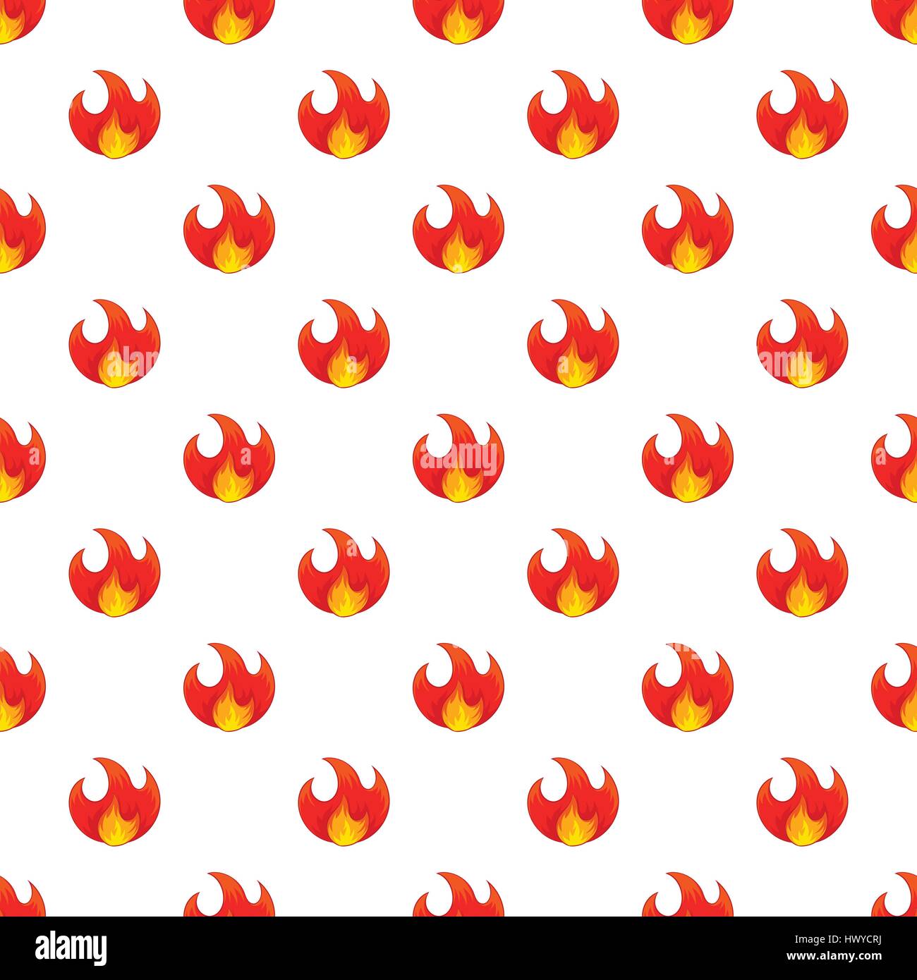 Fire pattern, cartoon style Stock Vector Image & Art - Alamy