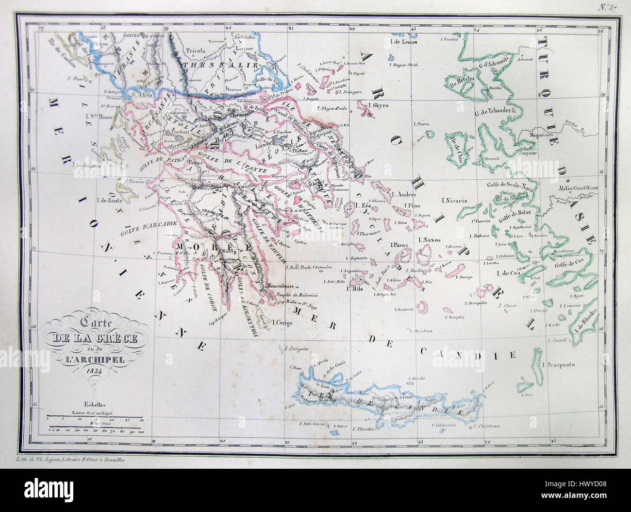 Ottoman empire map after war hi-res stock photography and images - Alamy