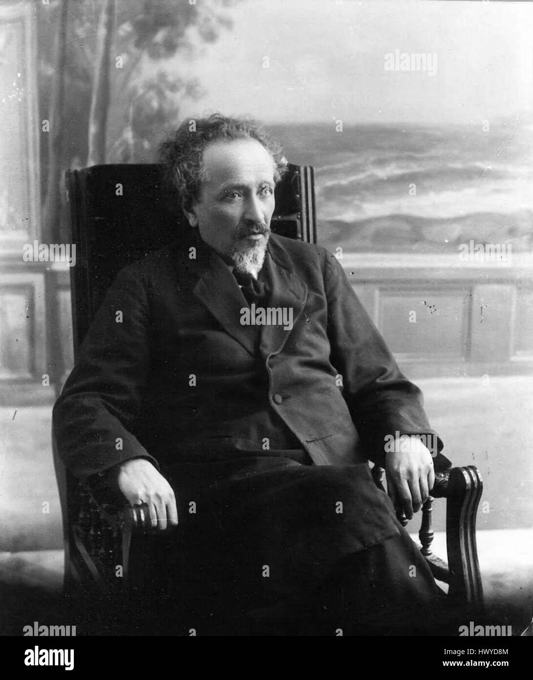 'Abel Pann Sitting' is a portrait of the artist Abel Pann himself ...