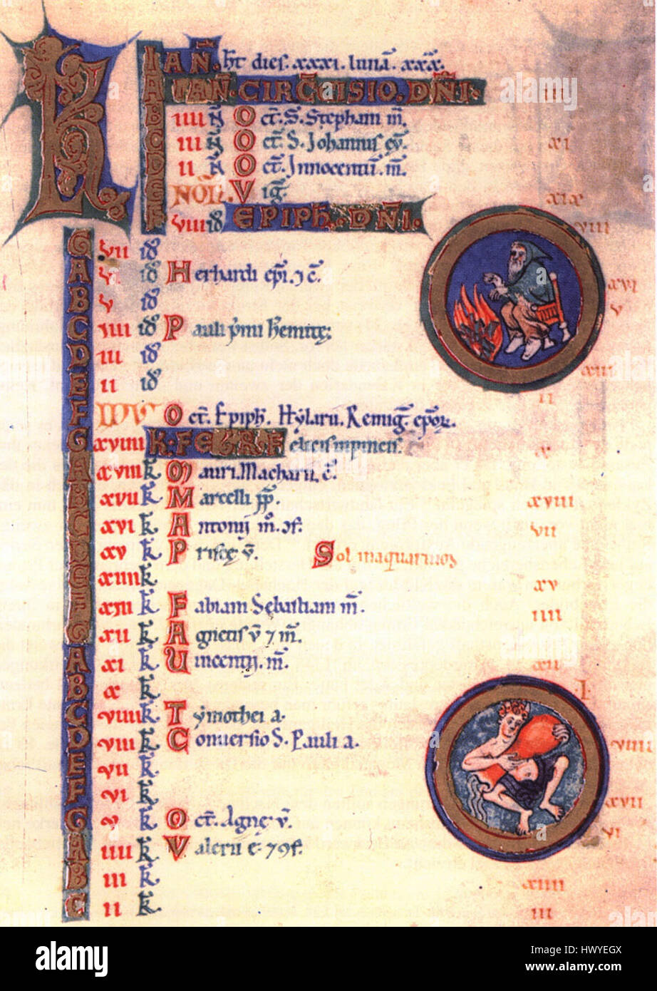 The Bamberger Psalter is a 12th-century illuminated manuscript, with ...