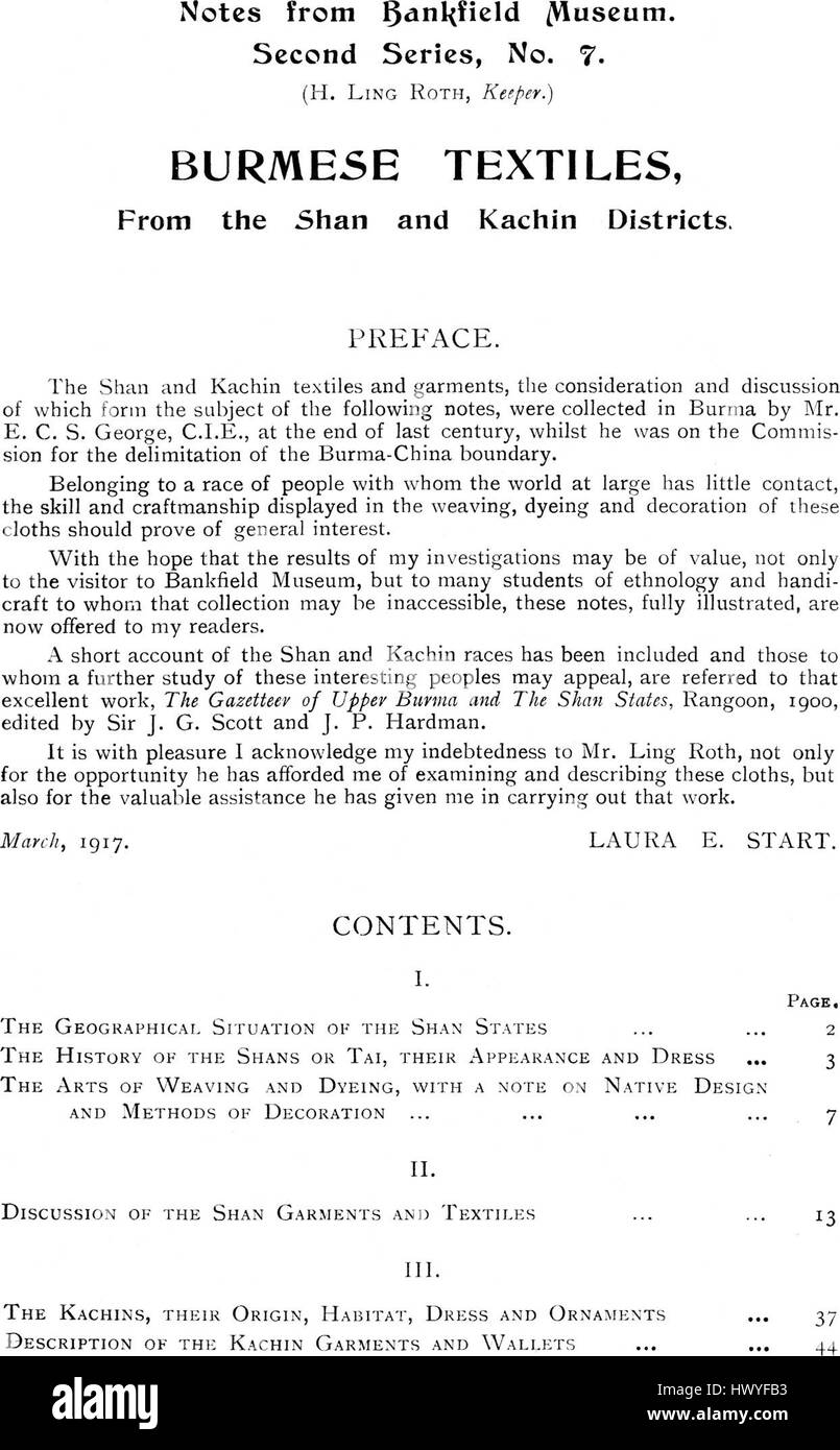 ‘Burmese Textiles’ refers to the rich tradition of textile production ...