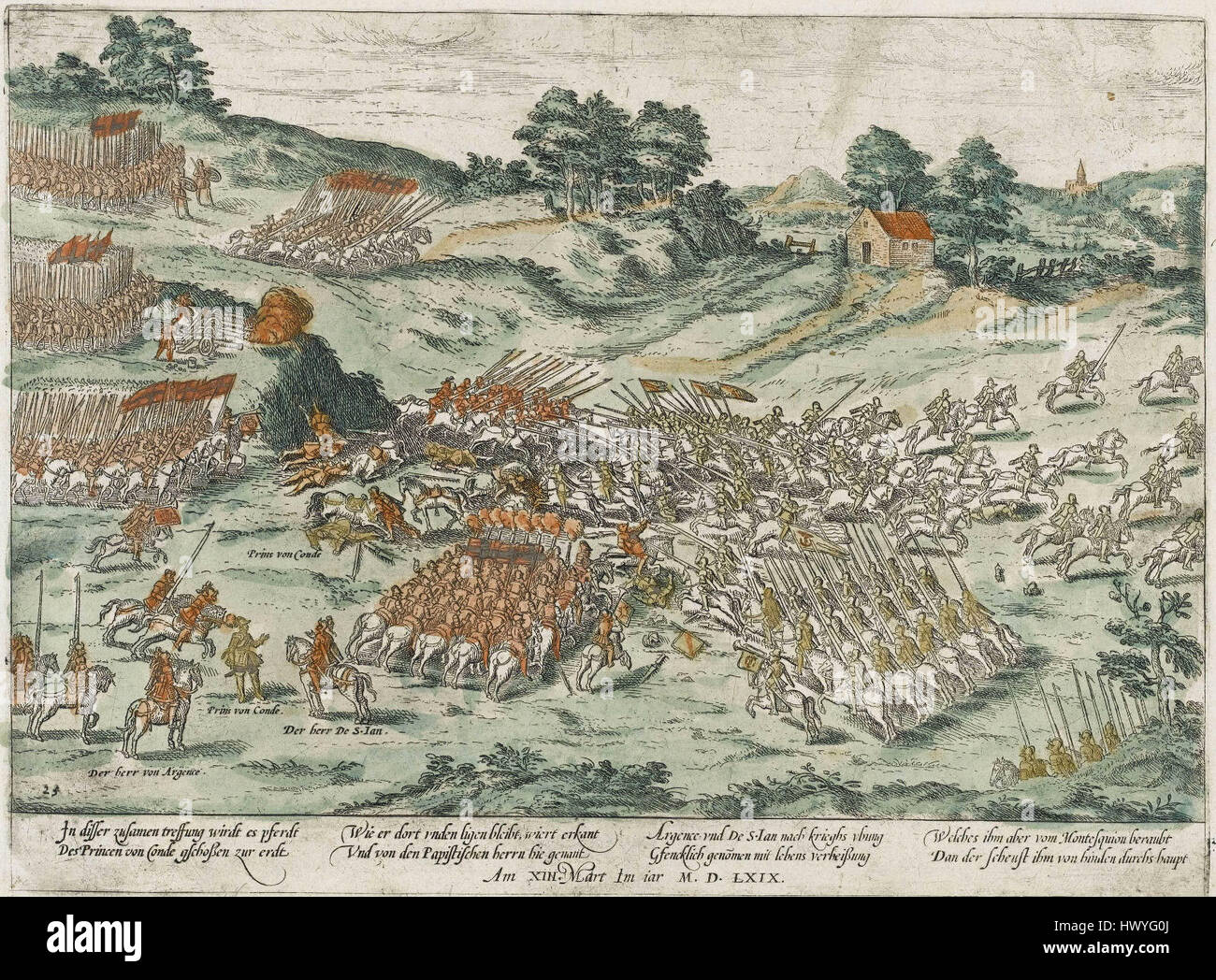 The Battle of Jarnac took place in 1569 during the French Wars of ...