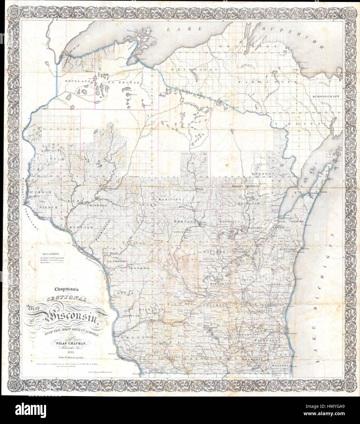 Map of chapman hi-res stock photography and images - Alamy