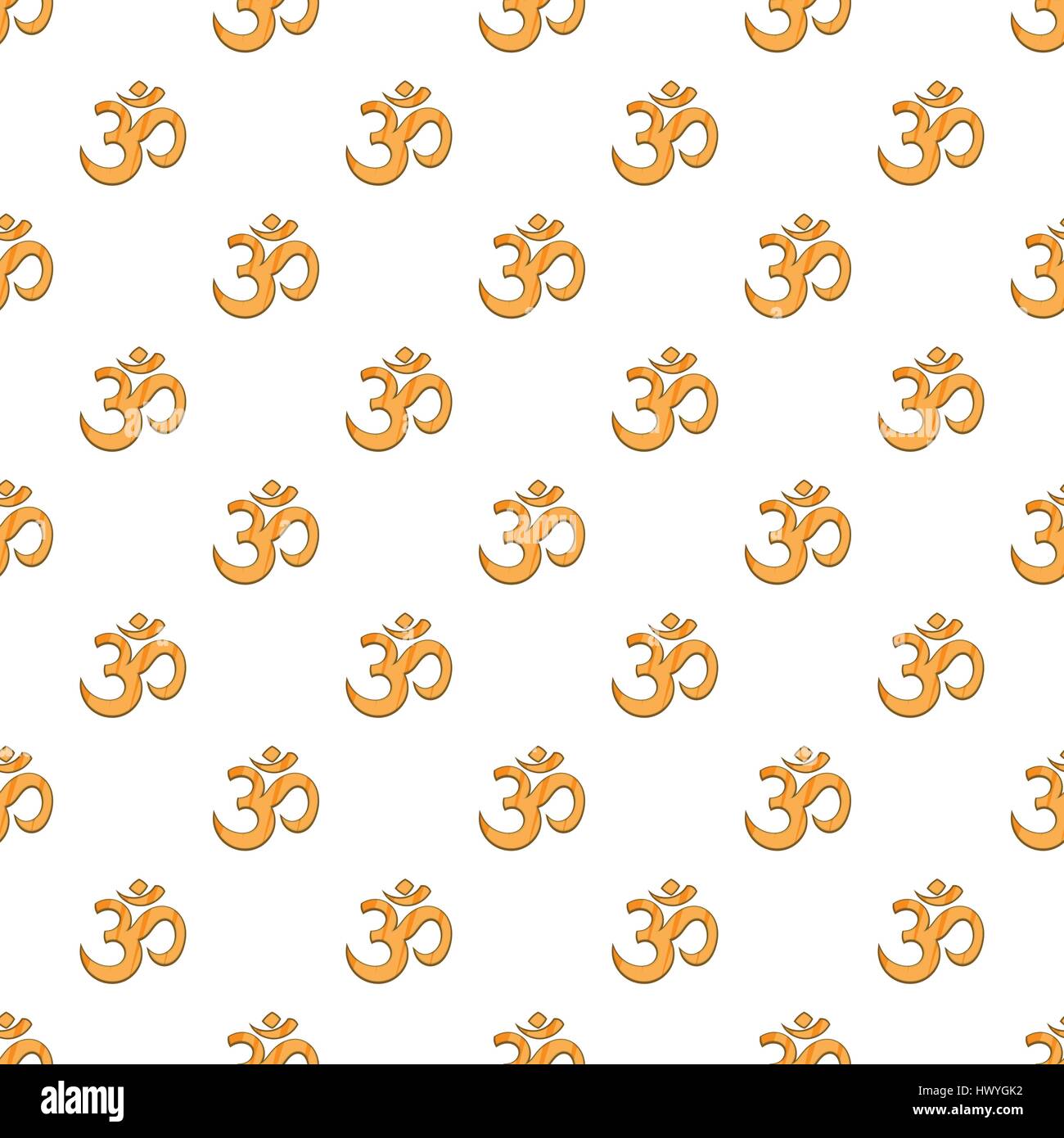 Om sign pattern, cartoon style Stock Vector Image & Art - Alamy