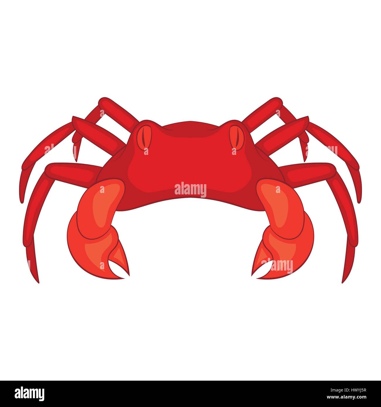 Red crab icon, cartoon style Stock Vector Image & Art - Alamy