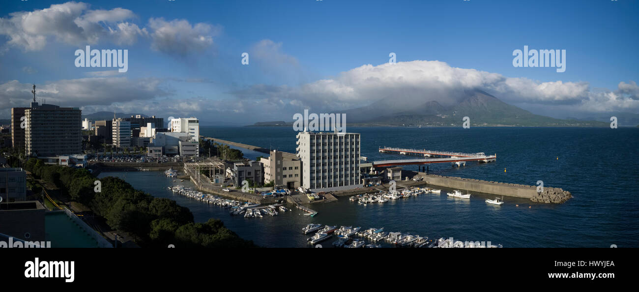 Japanese largest active volcano hi-res stock photography and images - Alamy