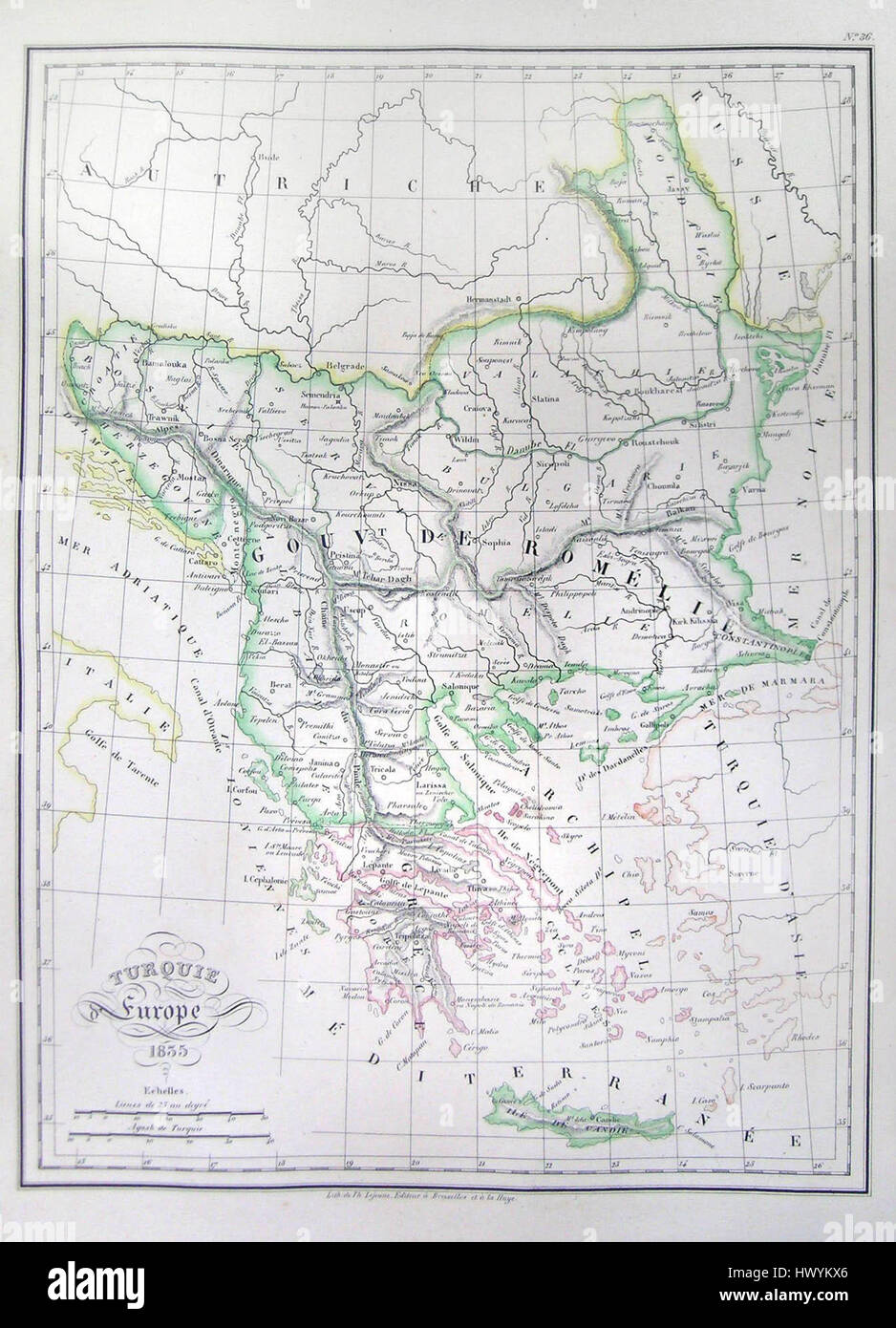 This 1835 map by Malte-Brun offers a detailed geographical ...