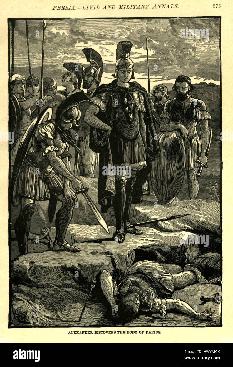 This artwork captures the moment when Alexander the Great discovers the ...