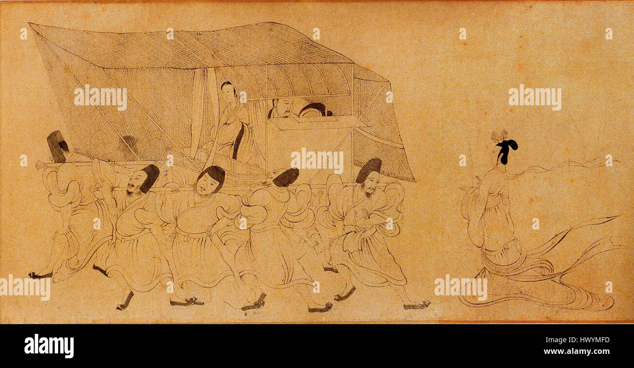 The Admonitions Scroll Scene 5 is part of a larger narrative painting ...