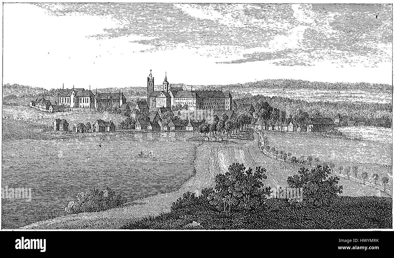 The *Altshausen Stich* from 1829 is a detailed engraving depicting the ...
