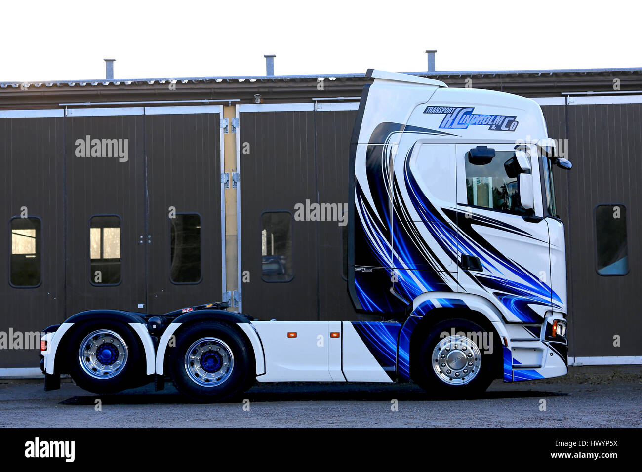 RASEBORG, FINLAND - NOVEMBER 19, 2016: Side view of the next Generation ...