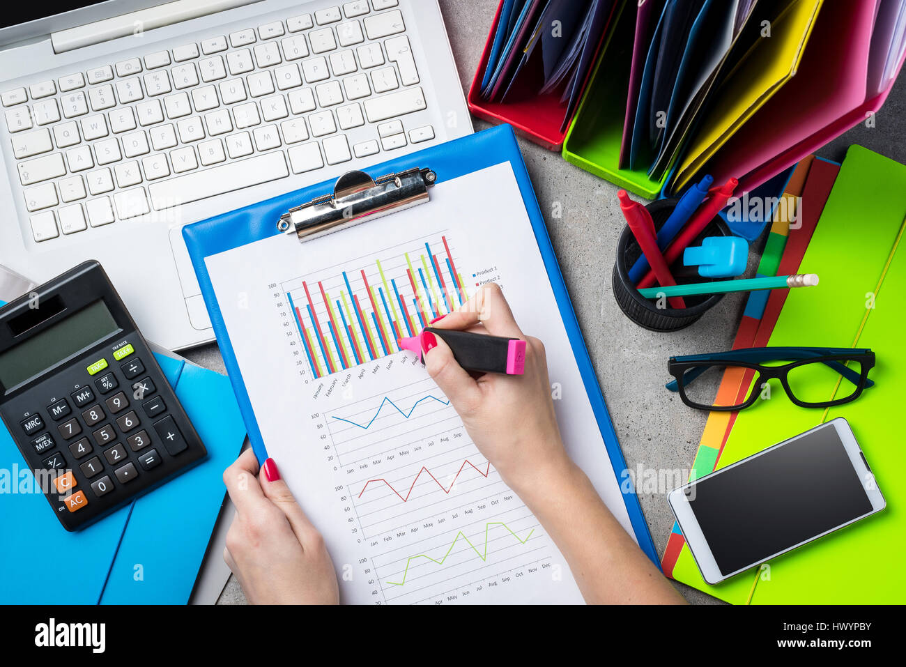 Office desktop hi-res stock photography and images - Alamy