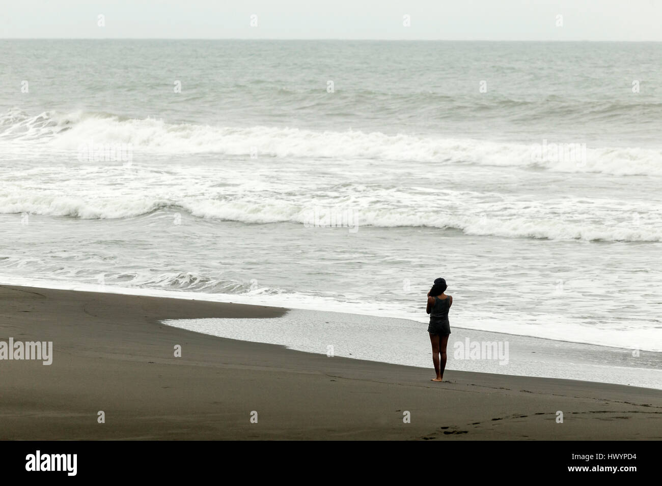 Indonesia java woman ocean hi-res stock photography and images - Alamy