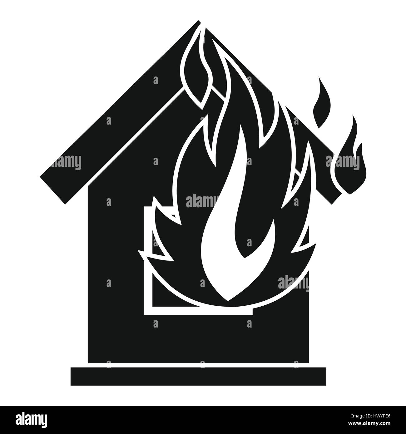 Preventing fire icon, simple style Stock Vector Image & Art - Alamy