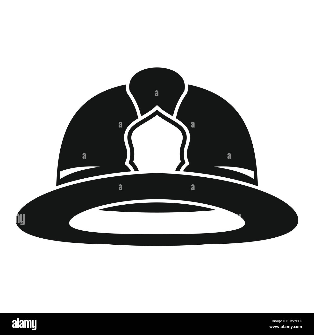 Fireman helmet icon, simple style Stock Vector Image & Art - Alamy